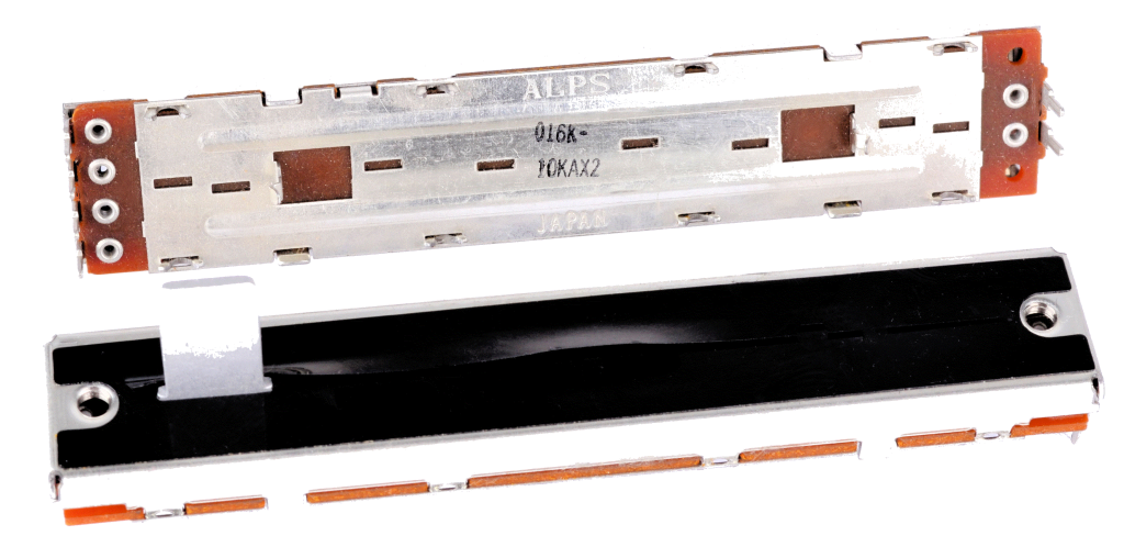 N-Alps 60mm 10KA (log) stereo fader, 10300088