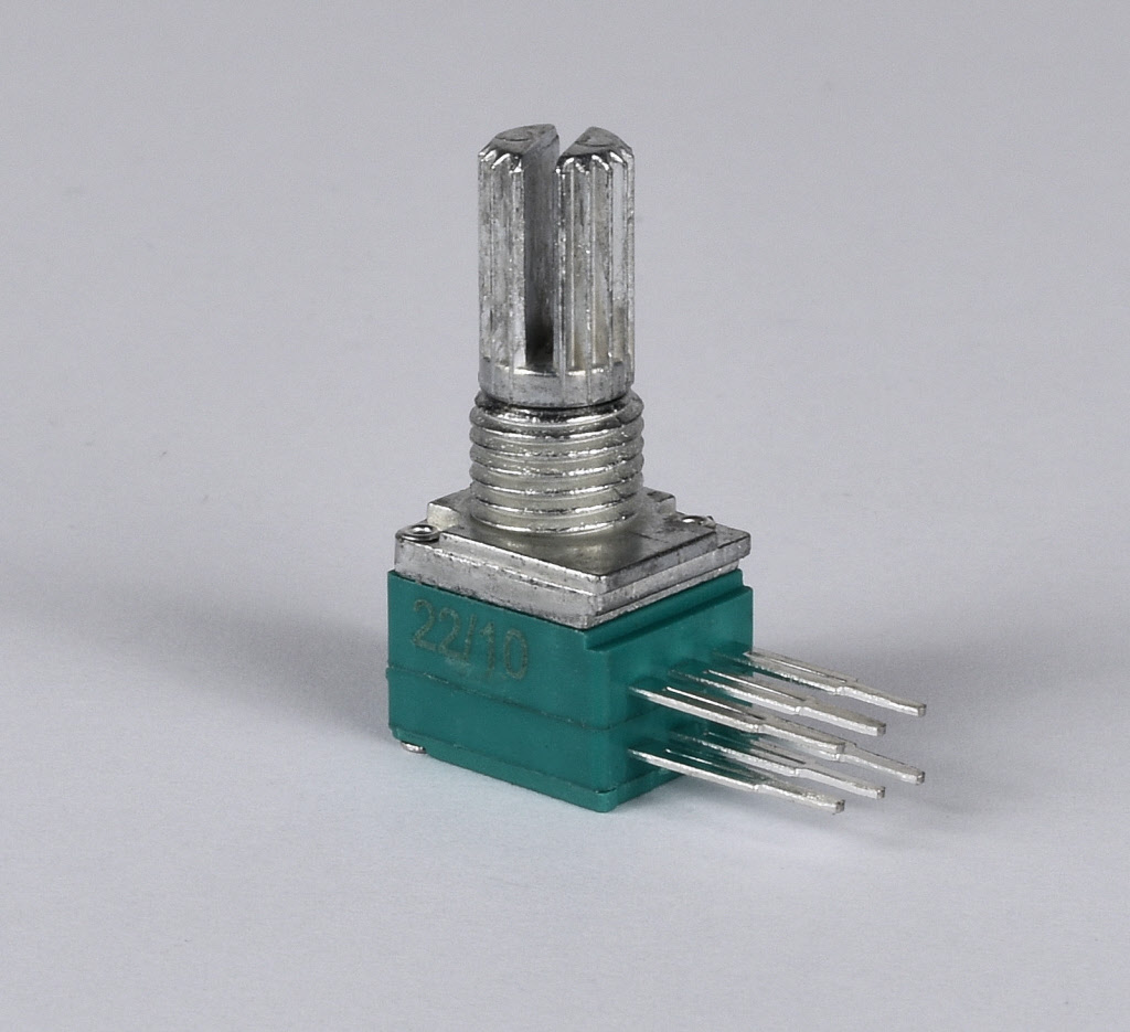 Potentiometer RK09 stereo 10kOhm logarithmic 10300423 | 10300423