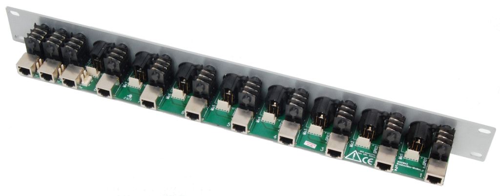 Mic I/O Breakout panel 19"