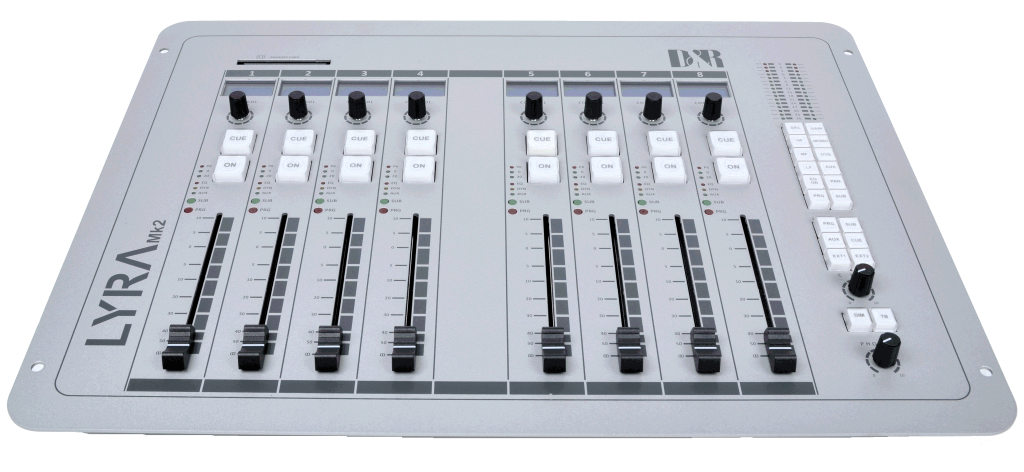 Lyra-8 fader compact Digital Broadcast System